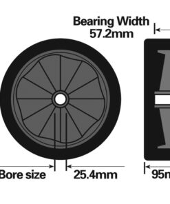 10 Inch Sand Hopper Launch Trolley Wheel | Maypole MP416