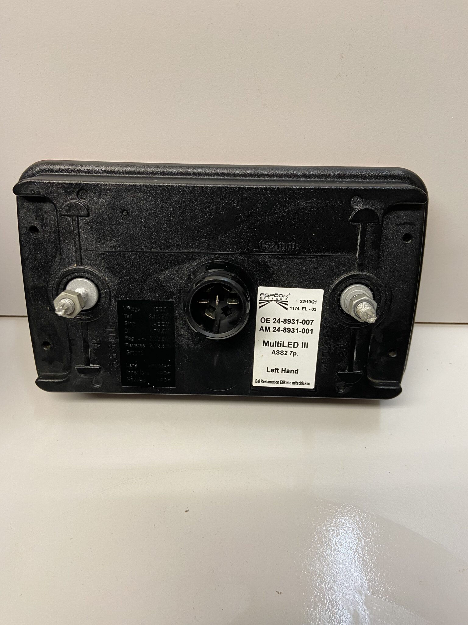 Aspock MultiLED 3 III Left Hand Rear Combination Light | LED